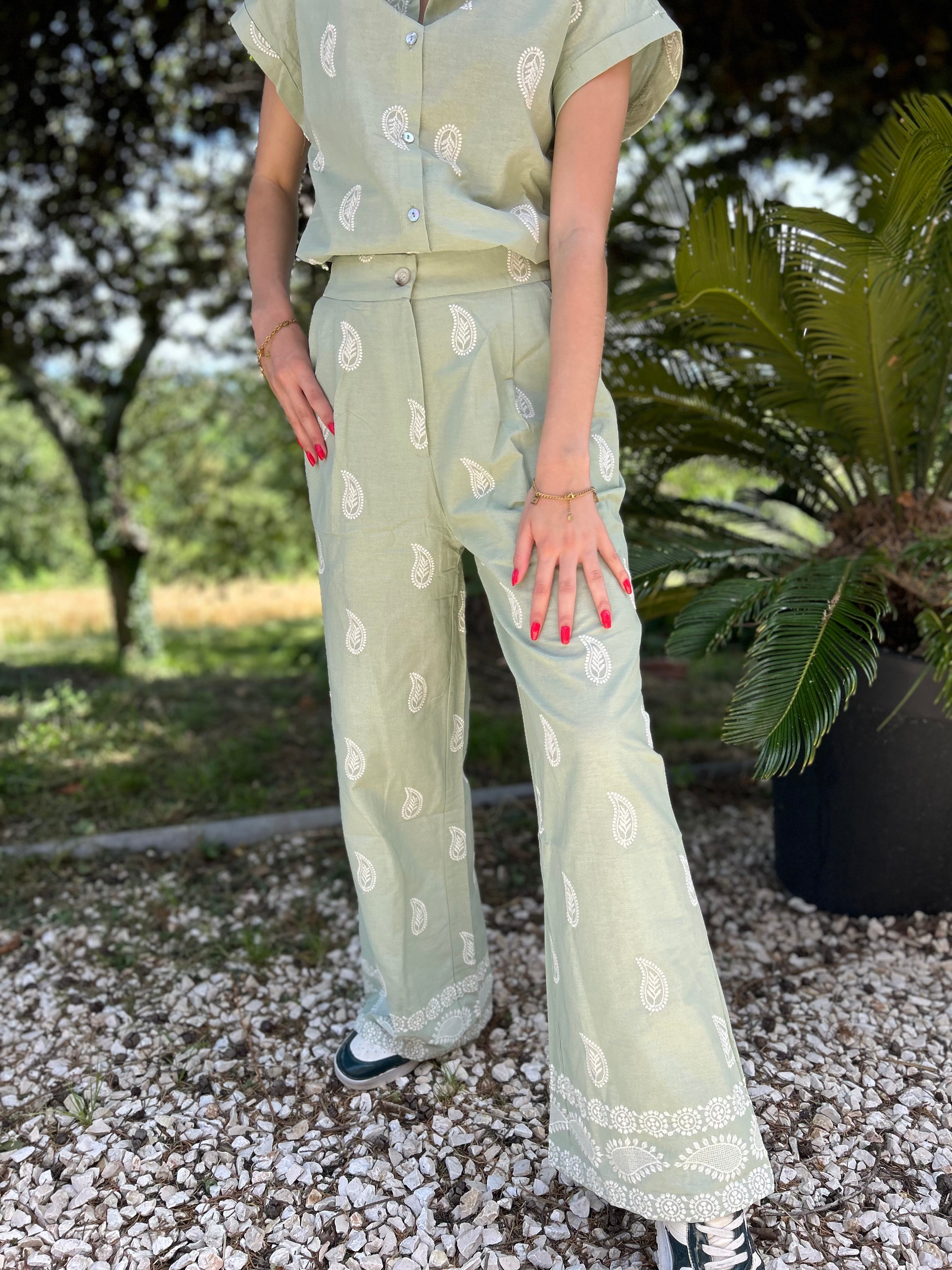 Pantalon Natacha kaki – Ivalliana